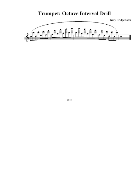 Trumpet: Trumpet: Octave Interval Drill